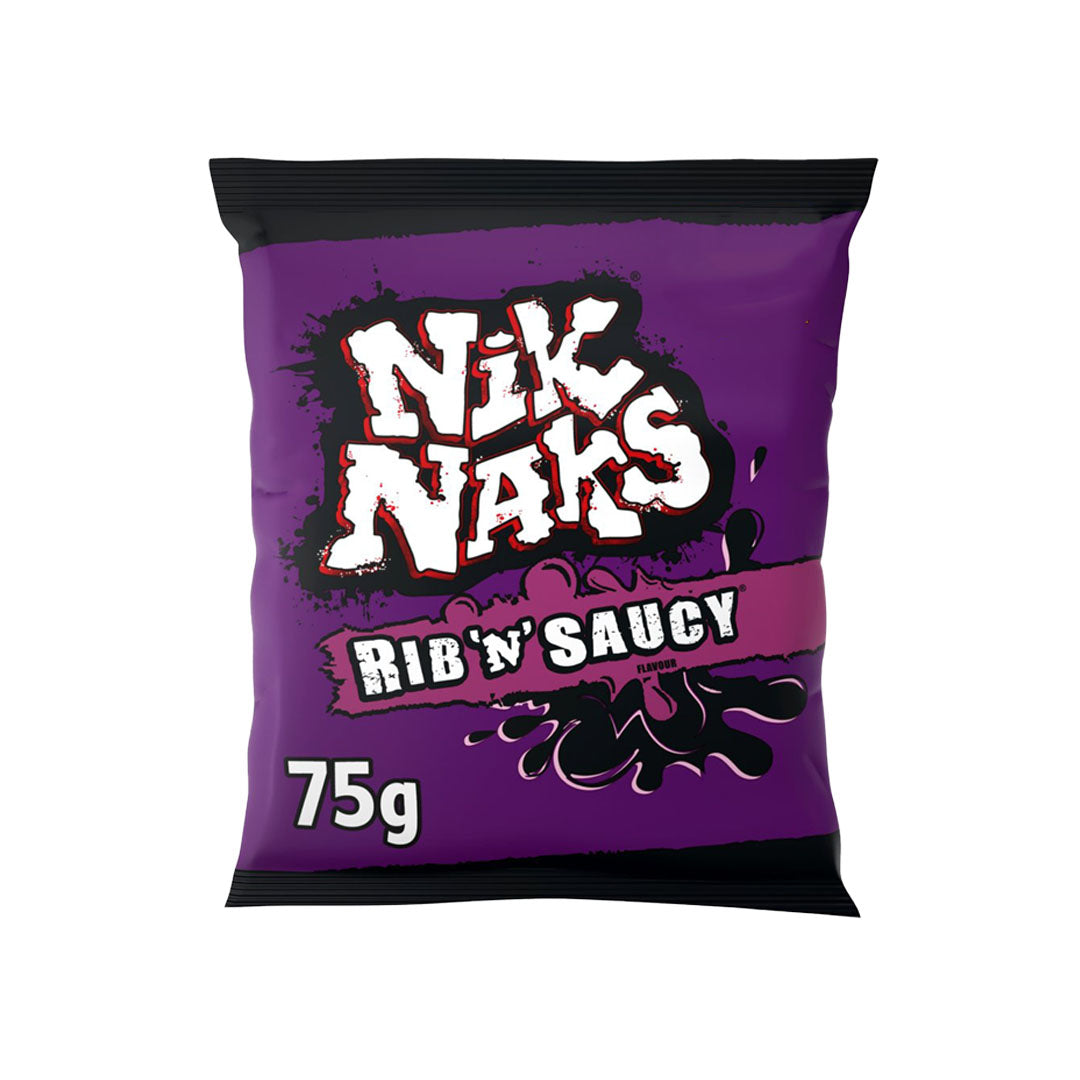 Nik Naks Rib 'N' Saucy Crisps 75g | Online Grocery Shopping | SaveCo ...
